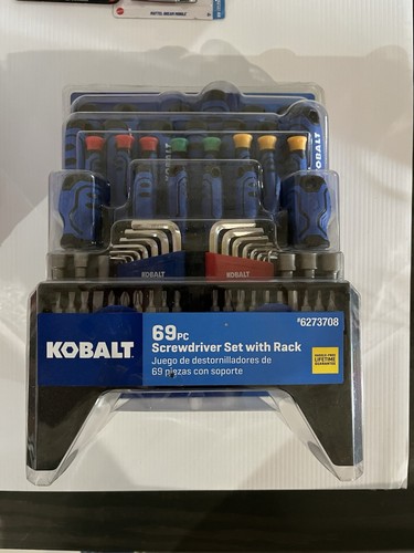 Kobalt 69 Piece Magnetic Multi-bit Assorted Multi-Bit Screwdriver Set w ...