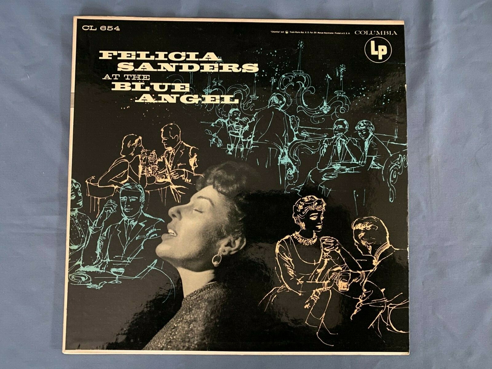 Felicia Sanders,CL 654,"Felicia Sanders At The Blue Angel",US,LP,mono ...