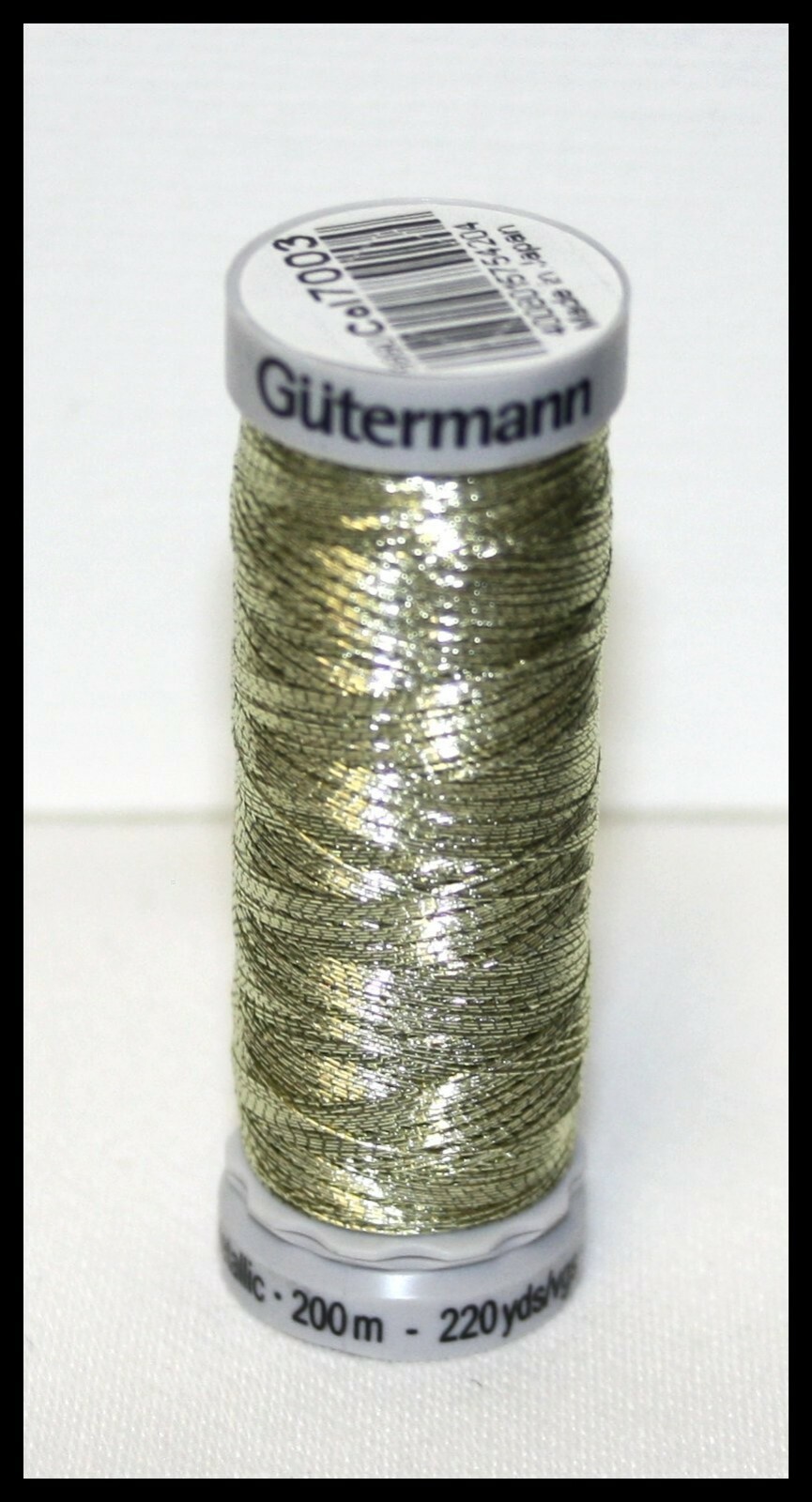 GUTERMANN SULKY & METALLIC SEWING MACHINE THREAD FOR EMBROIDERY - 200M ...