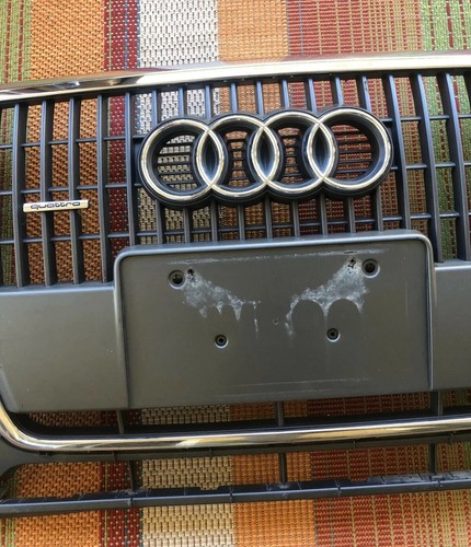 2013 - 2017 AUDI Q5 FRONT COMPLETE RADIATOR GRILLE EMBLEM S LINE OEM ...