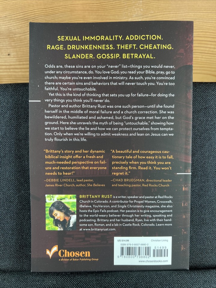 Untouchable: Unraveling the Myth by Brittany Rust (2018 Paperback ...