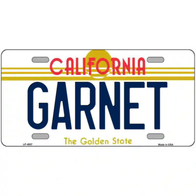Garnet California Metal Sign | eBay