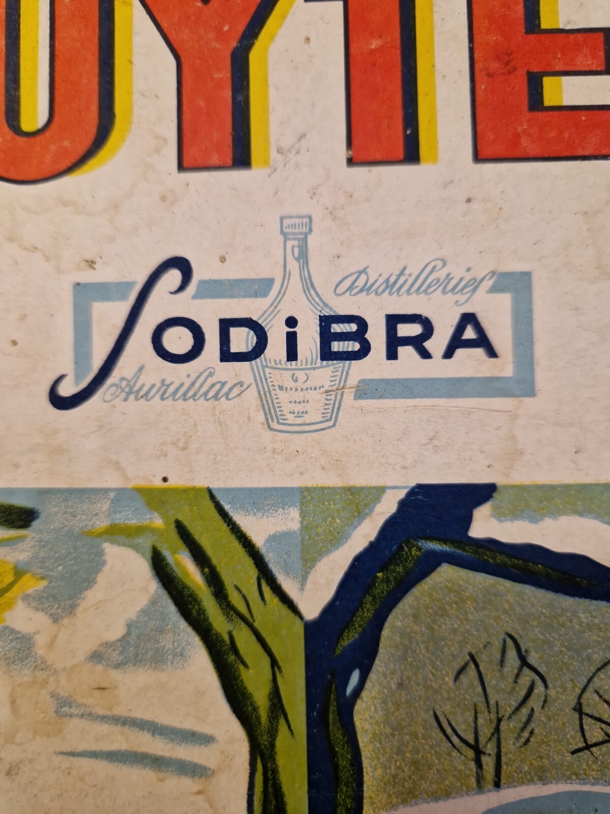 Ancien Belle Publicité Carton Plv Rhum Ruyter Alcool Pub Vintage | eBay