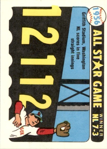 1981 LAUGHLIN ALL-STAR GAME - #1956 NL SCORES - RED SOX STICKER - | eBay