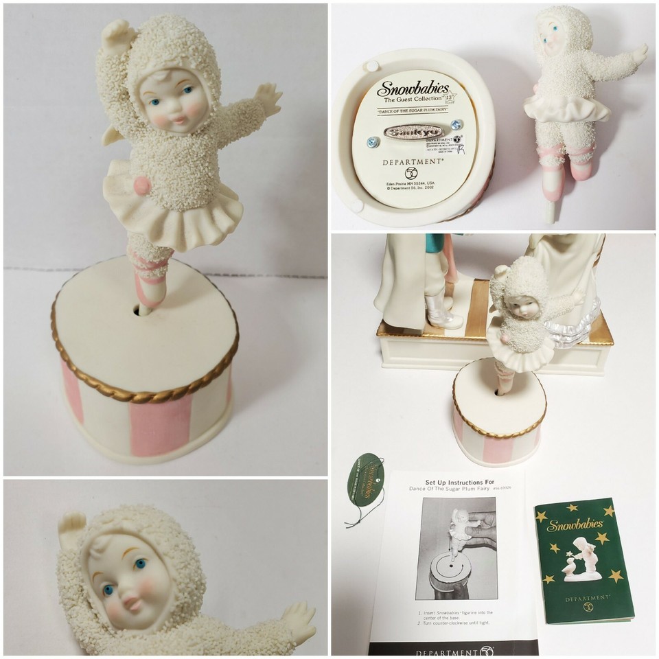 2002 Snowbabies Department 56 DANCE OF THE SUGAR PLUM FAIRY Animated ...