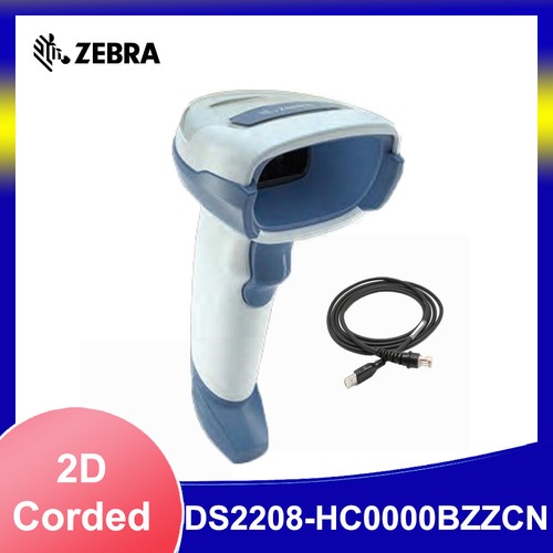 Zebra DS2208-HC0000BZZCN Healthcare 2D Handheld Barcode Scanner with ...