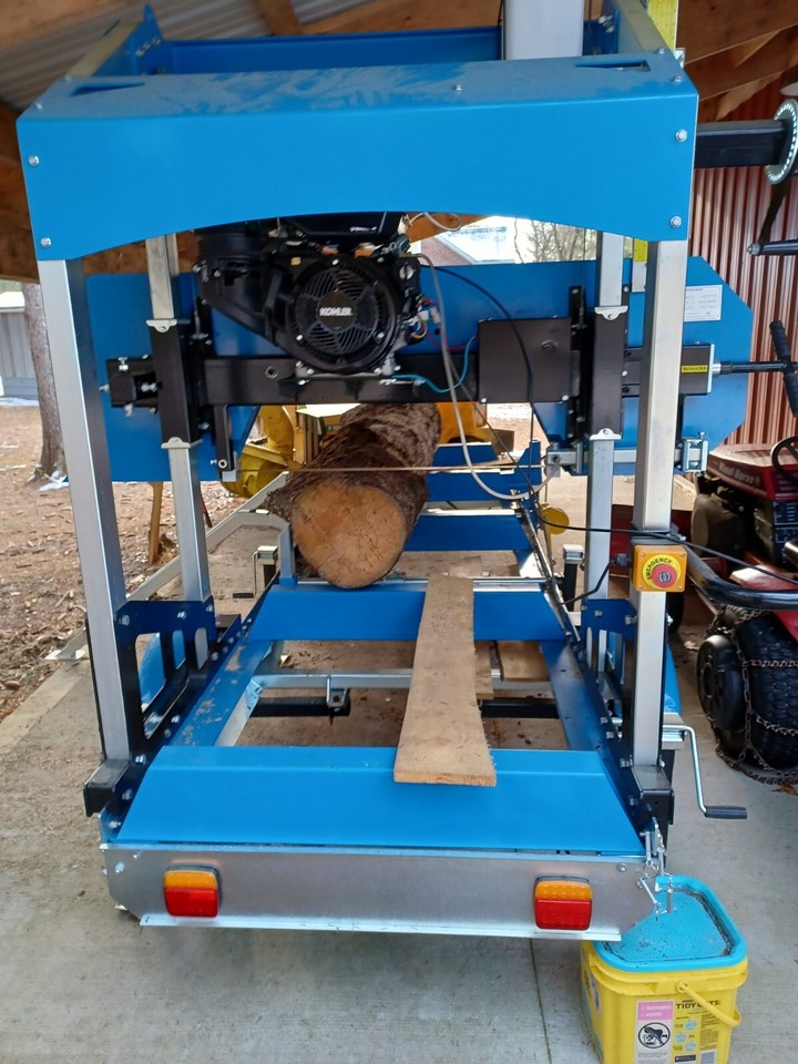 WILD BLUE PRO 3016 - 30" X 16' 11" Capacity Portable Sawmill & Trailer ...