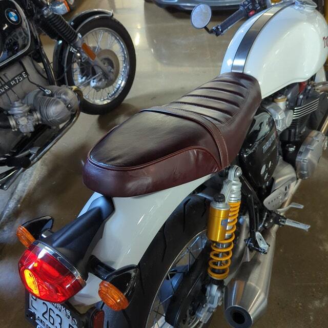 TRIUMPH Thruxton (R) SEAT(Real Leather) for THRUXTON 1200 RS (2017 to ...