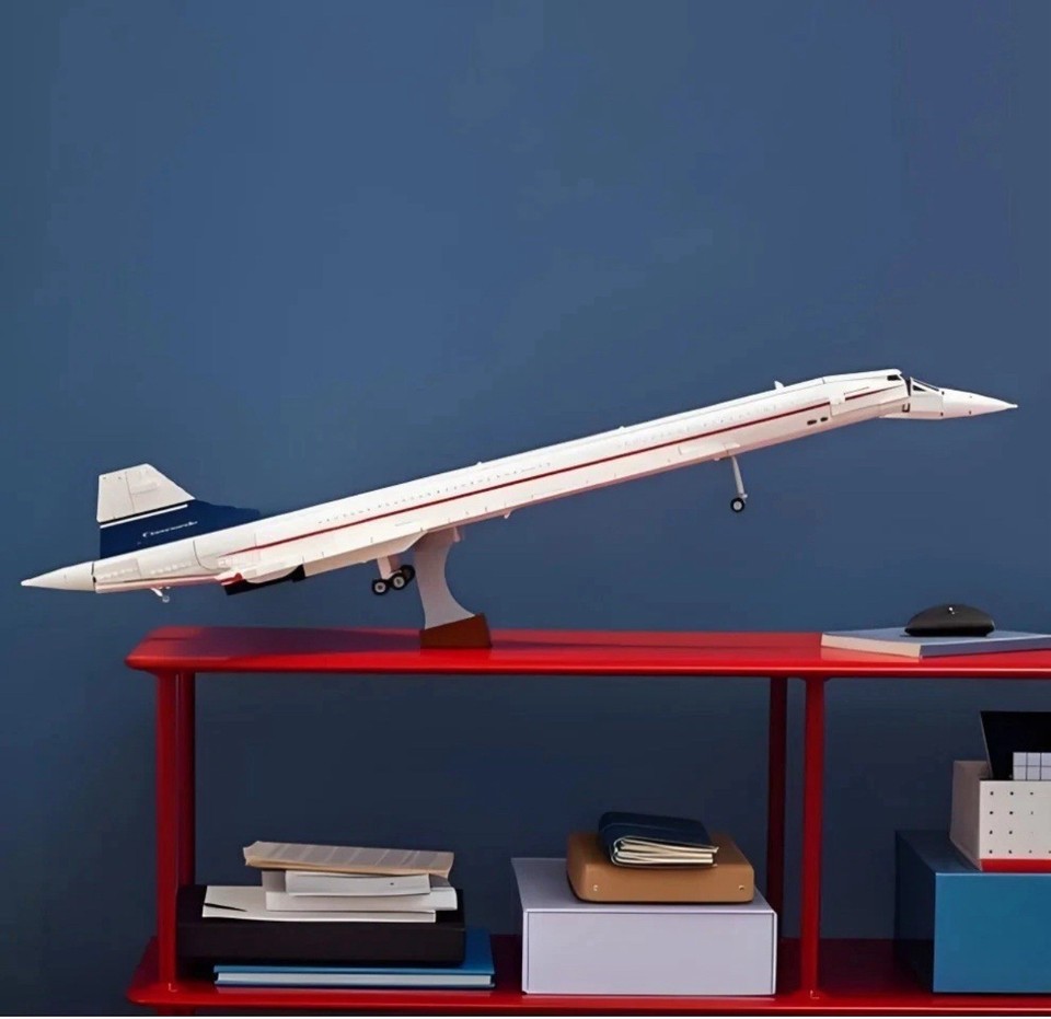 10318 MOC Concorde Supersonic Airbus Building Blocks Airplane Model ...