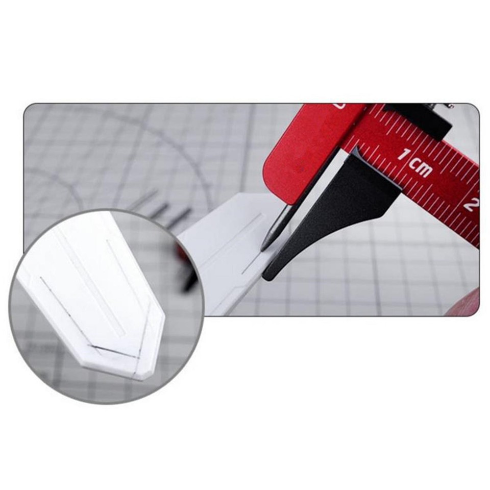 Equidistant Parallel Scriber Ruler Model Hobby Craft Tool For Gundam ...