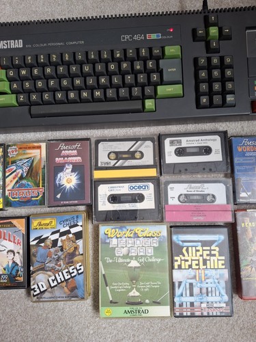 Amstrad CPC 464 Computer + Cassette Games | eBay UK
