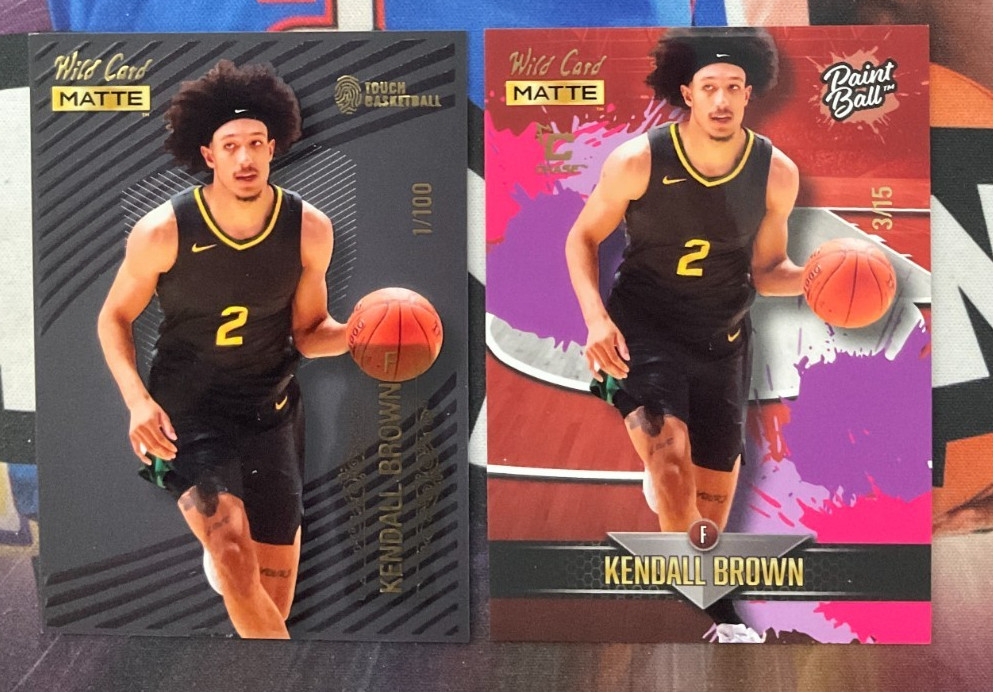 Kendall Brown 2022 Wild Card Matte #RH-15 Rising Heat Green Pink /3 ...