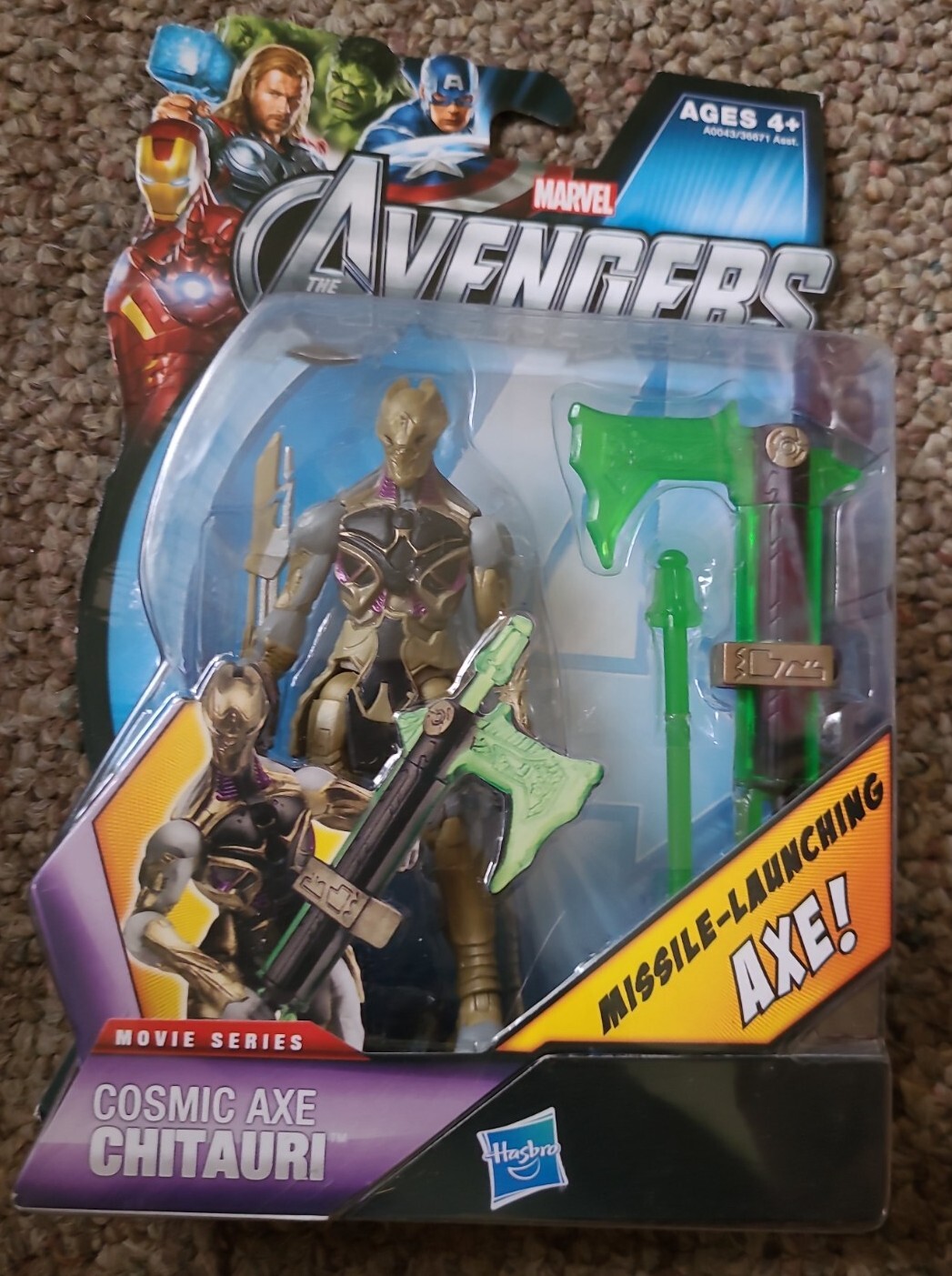 Cosmic Axe Chitauri #16 Missile Launcher Marvel Avengers 4.5" Action ...