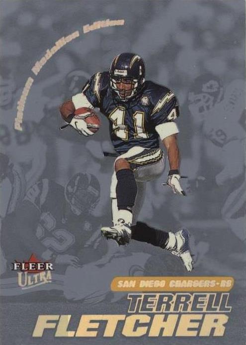 2001 Fleer Ultra - Terrell Fletcher #42P Platinum Medallion /50 for ...