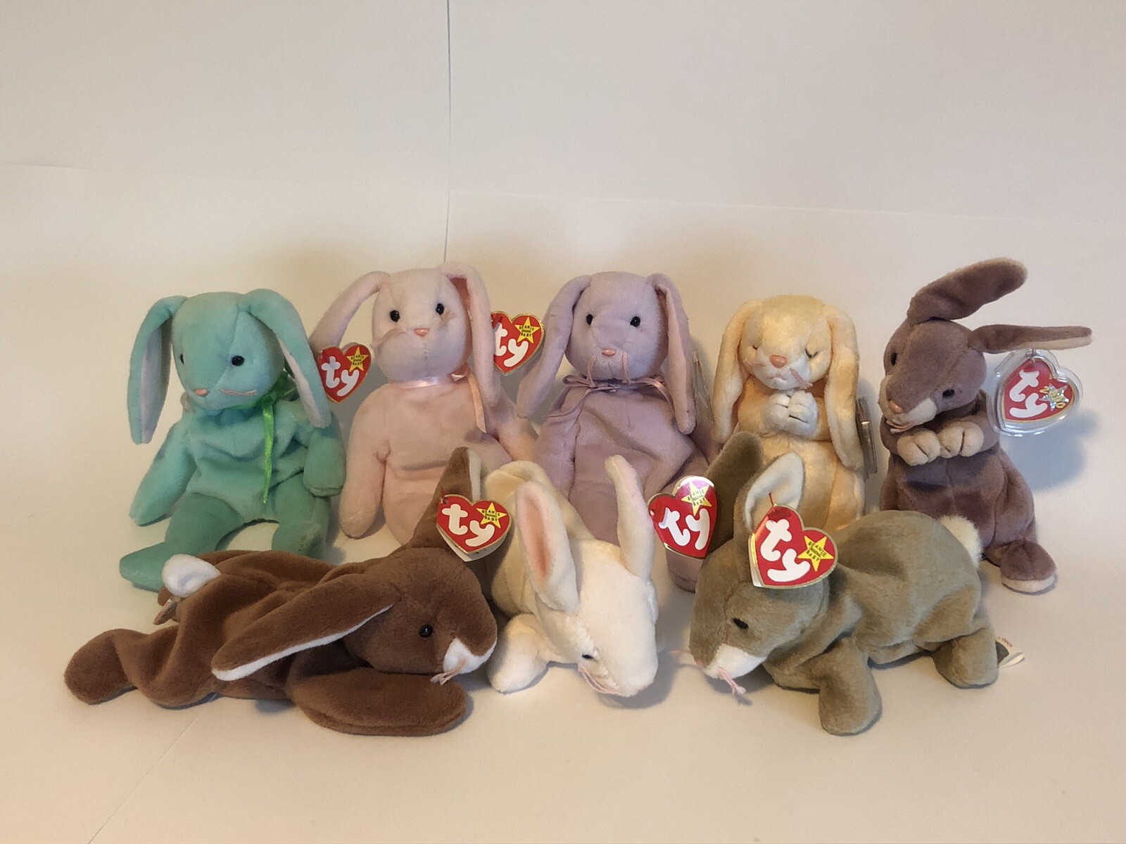 Ty Beanie Babies -- Bunny Collection of 8 Bunnies -- Easter Gifts | eBay