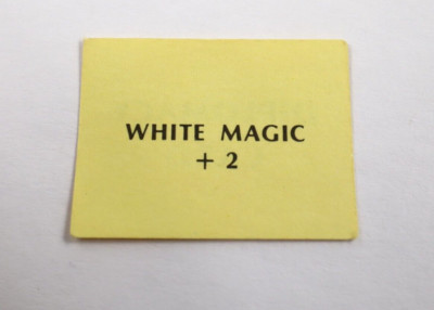VTG 1979 Divine Right TSR Game Replacement DIPLOMACY CARD WHITE MAGIC ...