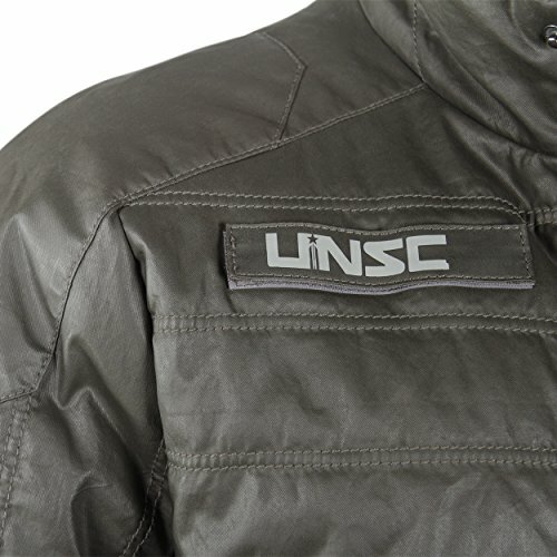 Musterbrand GREY Halo UNSC Outpost Padded Quilted Winter Jacket, US ...