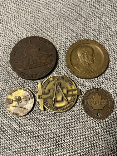 5 Medal / Paperweight Lot | eBay