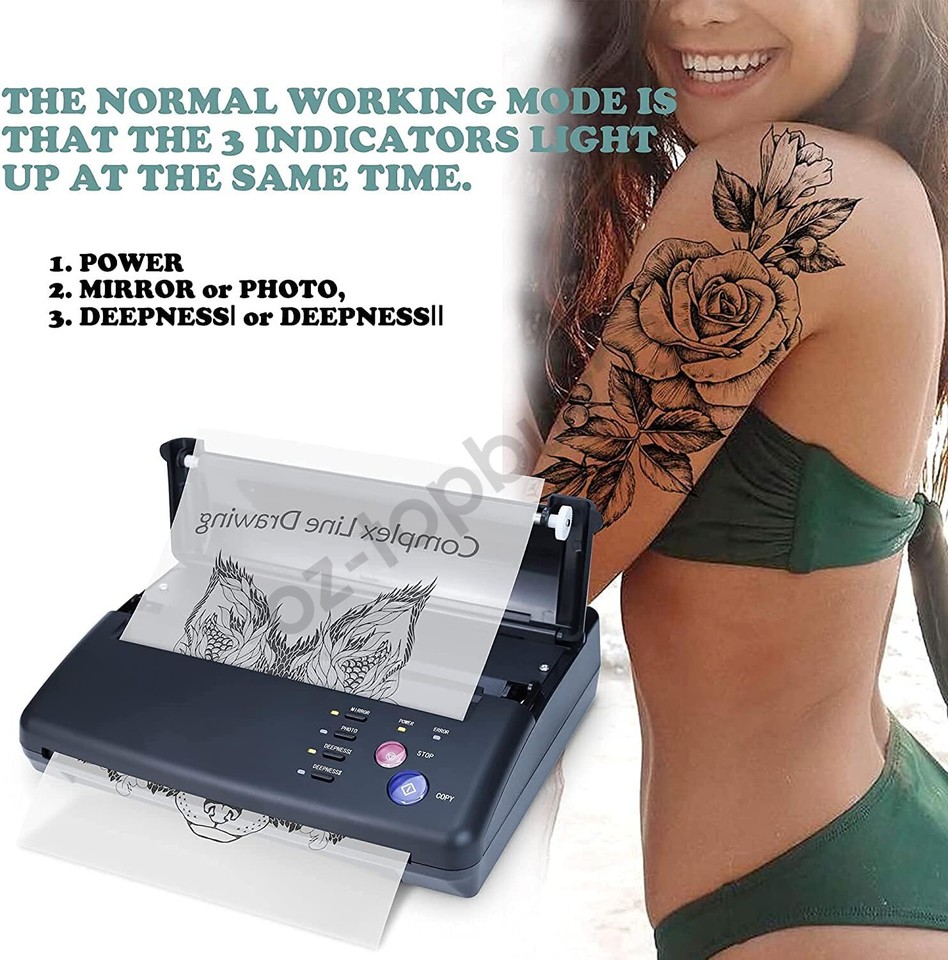 2025 Sacnahe Tattoo Transfer Stencil Machine Copier Printer Thermal ...