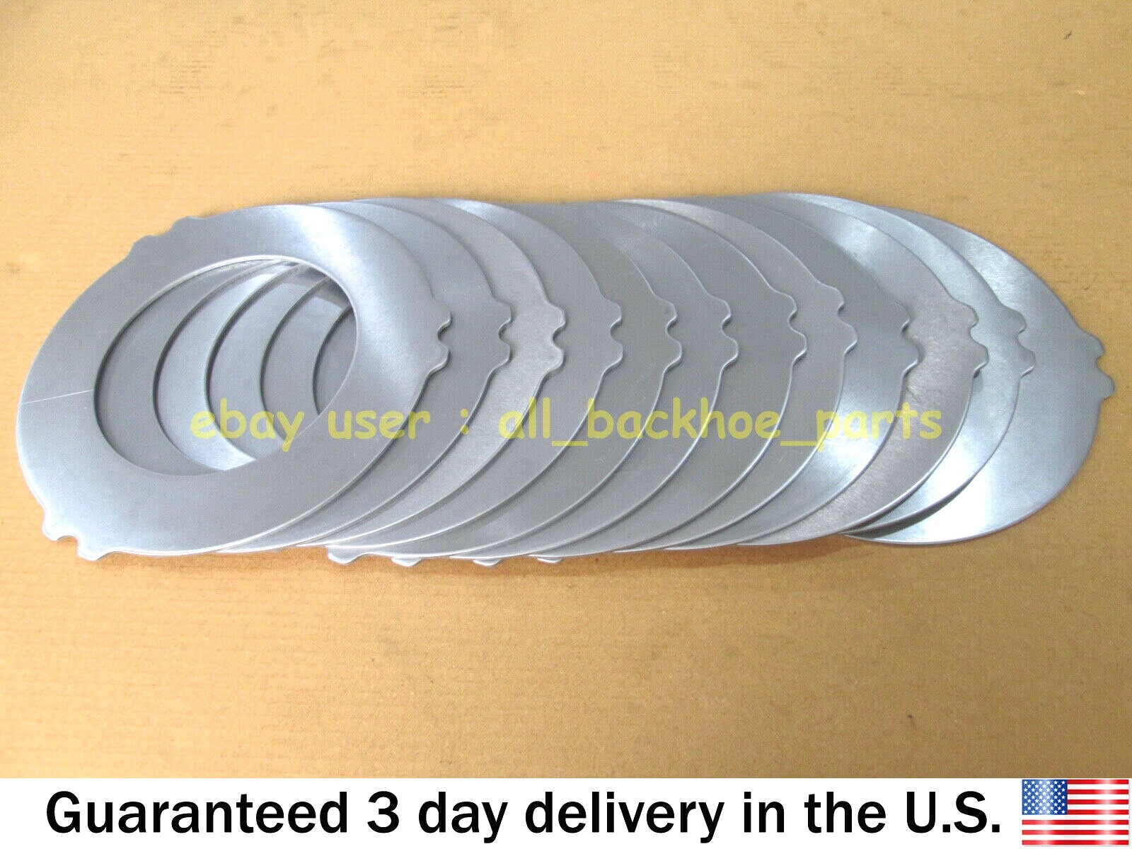 JCB BACKHOE - BRAKE COUNTER PLATE, SET OF 12 PCS. (450/10212) | eBay