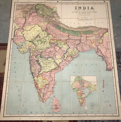 Pre-1900 - Map Of British India