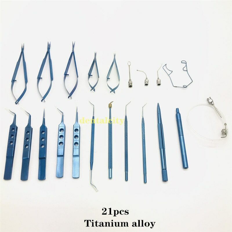 Ophthalmic Cataract Micro Surgery Surgical Instruments with case box ...