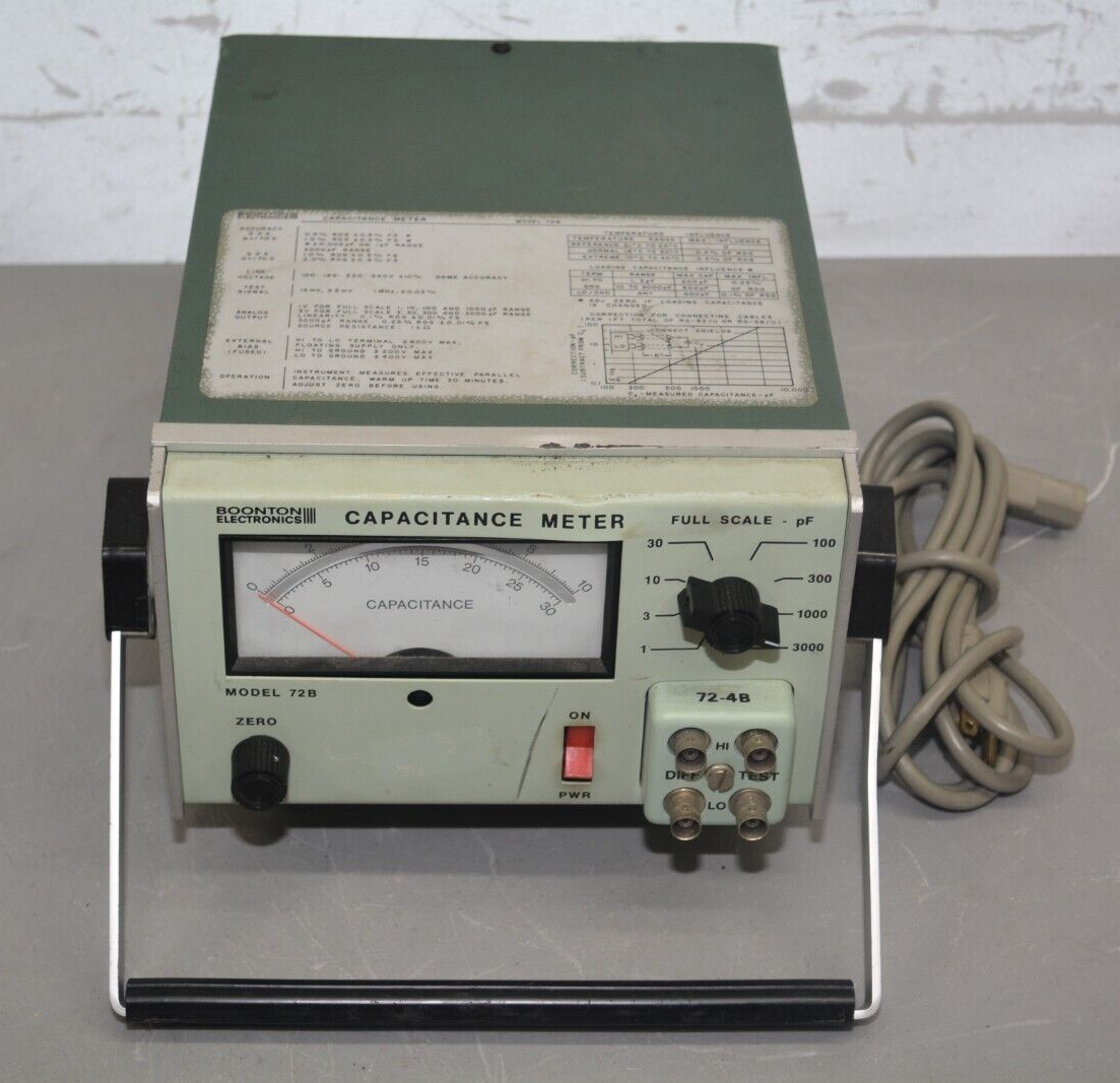 ^ Boonton Electronics 72B Capacitance Meter #X1497 | eBay