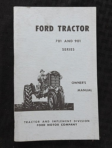1959 Originale Ford 741 771 941 971 981 Trattore Operatori Manuale ...