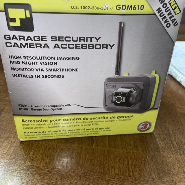 Ryobi GDM610 Garage High Resolution 720p Security Camera for sale ...