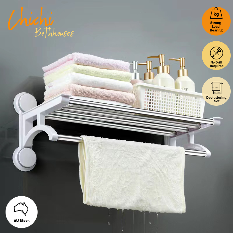 Open Bathroom Towel Racks Towel Bar Hanger Steel Horseshoe For Rustic