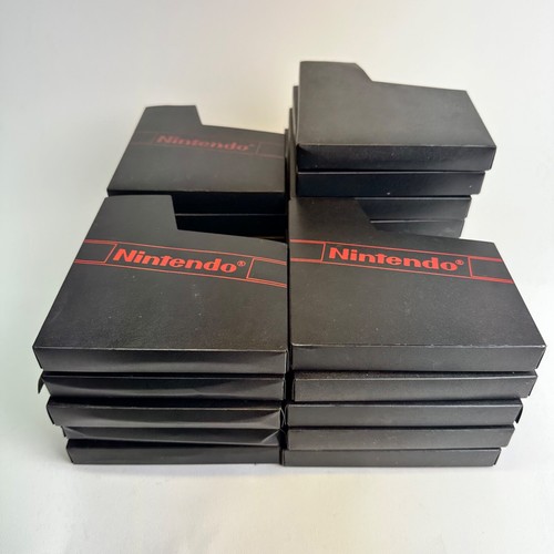 x22 Nintendo Nes Red & Black Sleeves Authentic OEM Game Case Dust Cover ...