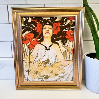 FRAMED Print Art Deco Art Nouveau Great Gatsby FX Leyendecker Boho Art ...