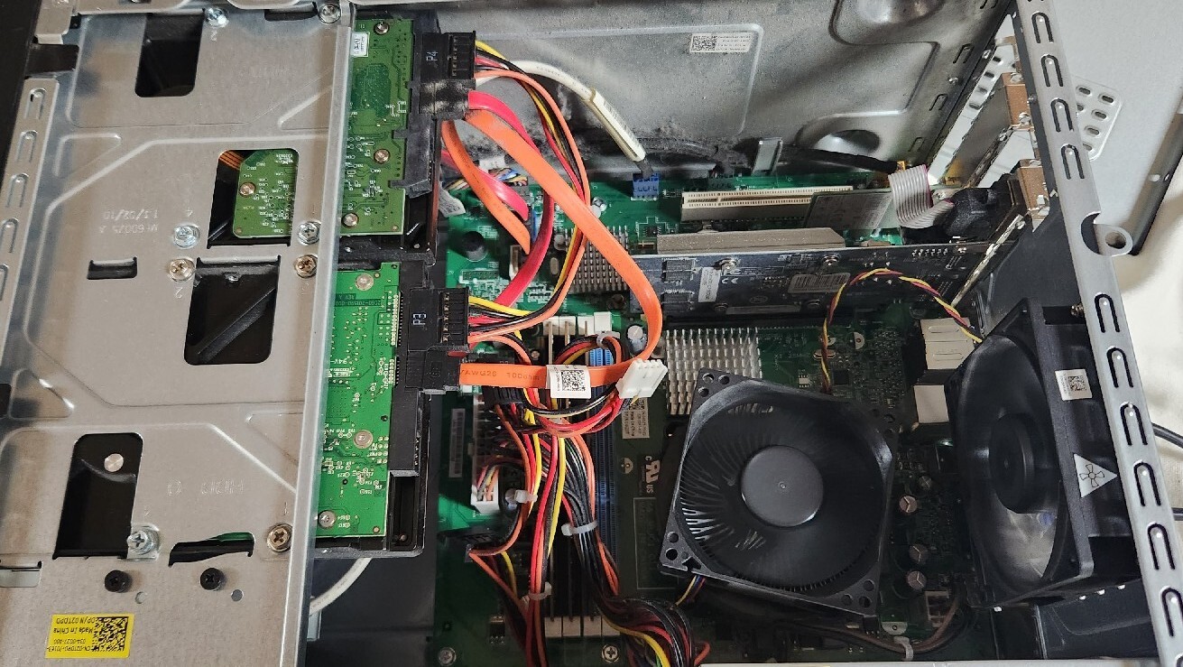 Dell Inspiron Tower Computer Case As Is Parts Repair Powers 2 Hard ...