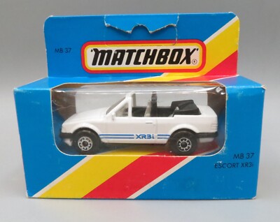 Matchbox Ford Escort XR3i White Car MB37 NEW | eBay