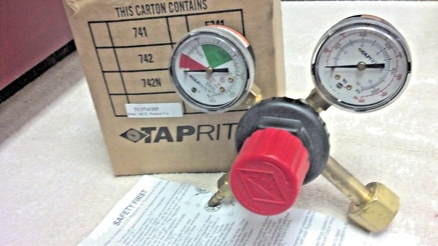 Co2 Regulator Taprite Tc5741hp 1/4" Barb Connection Dual Gauge for sale ...