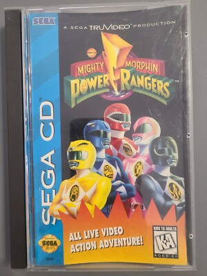 USED - MIGHTY MORPHIN POWER RANGERS (SEGA CD, 1995) - GAME DISK AND ...