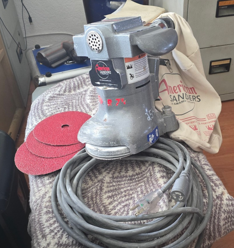 American Sanders/CLARKE Super 7R Floor Sander Edger 7" Edger FREE PAPER ...