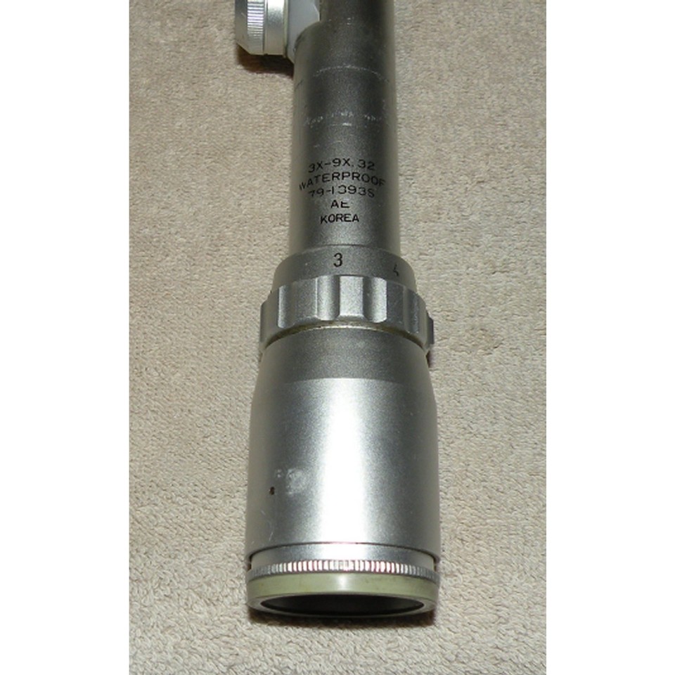 Bushnell Sportview 3x-9x X 32 Silver Rifle Scope 79-1393S AE Waterproof ...