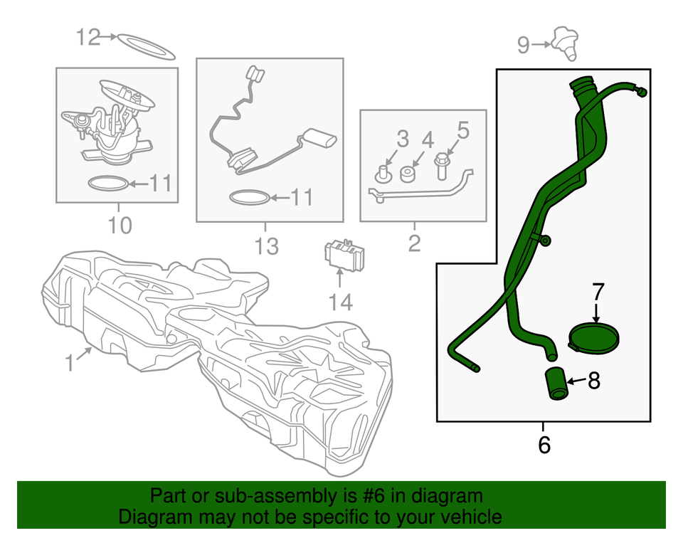 Genuine BMW Filler Neck 16-11-7-205-704 | eBay