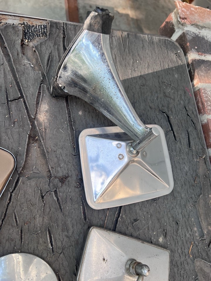 Vtg Mirrors Mirror 1940s 1950s 1960s Hot Rod Ford Gm Chevy Lot Car ...