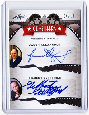 Jason Alexander Gilbert Gottfried 2012 Leaf Pop Century Autograph Card ...