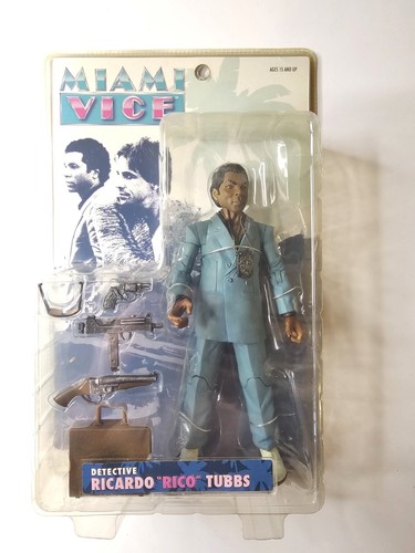 Miami Vice Action Figure Detective RICARDO "RICO" TUBBS 9 Mezco 2006 ...