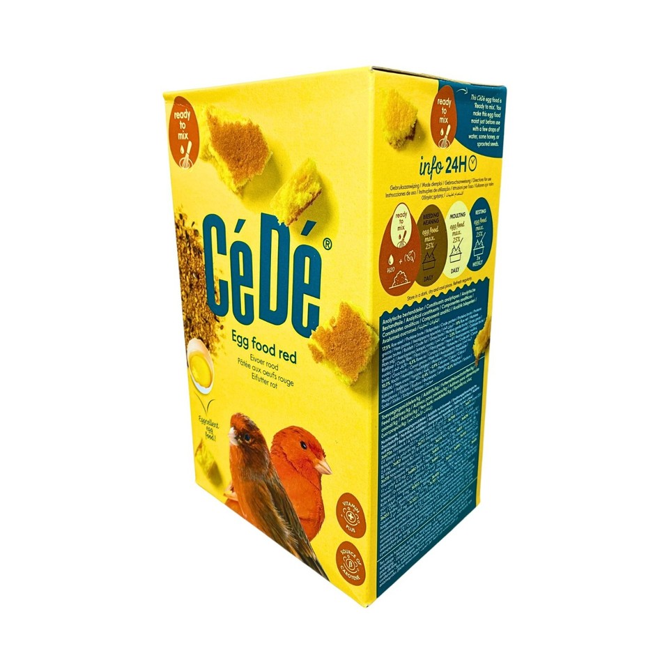 Cédé Red Factor Canary Food 1KG, Red Color Enhancement, Nutritional ...