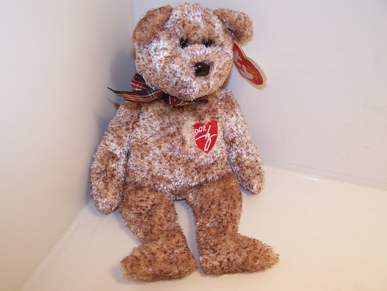 TY BEANIE BABY "2002 Signature Bear" 2002 - Retired with Tags 4565 NWT ...