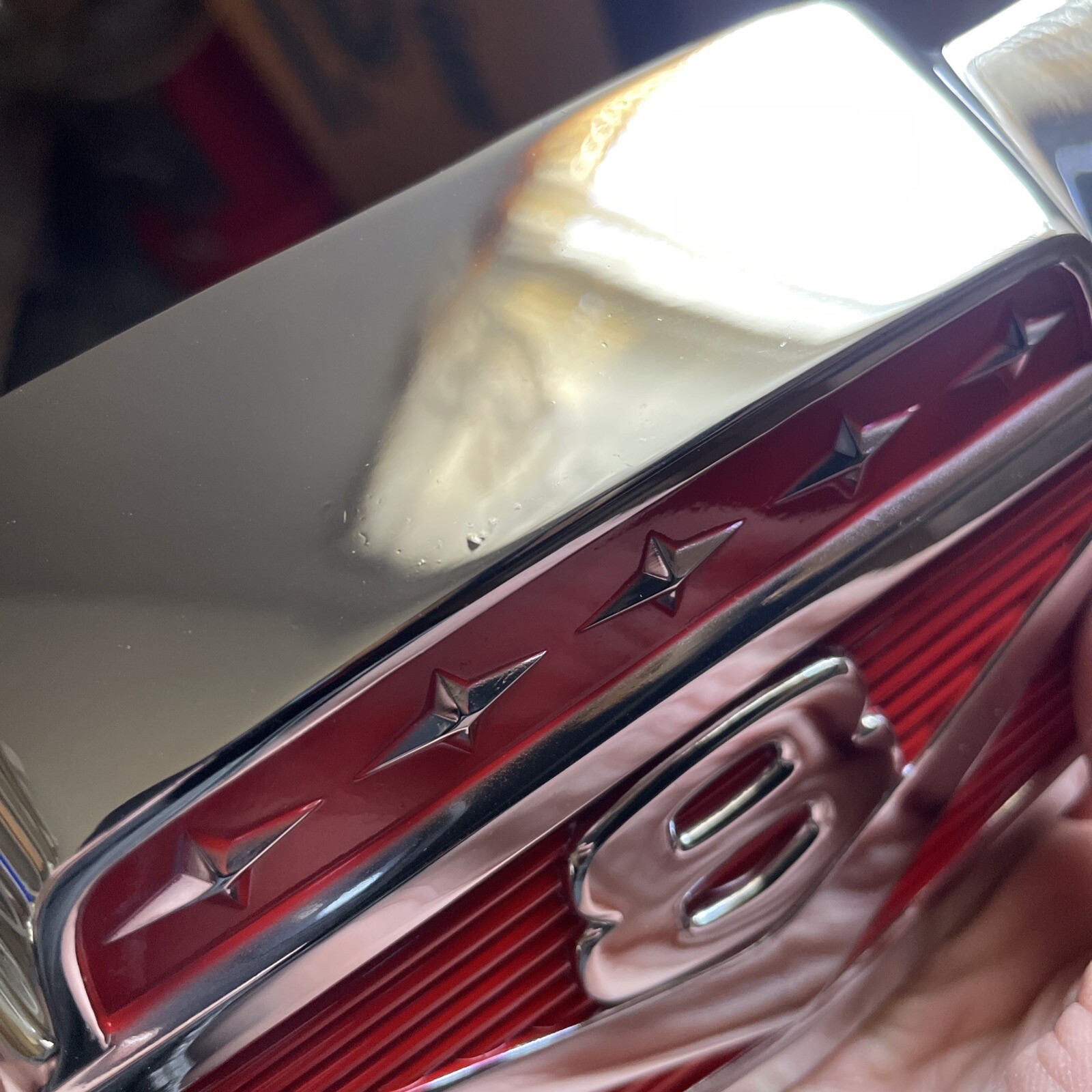 New Repro. 1961 1966 Ford F100 Truck V8 Hood Emblem Ornament 1962 1963 ...