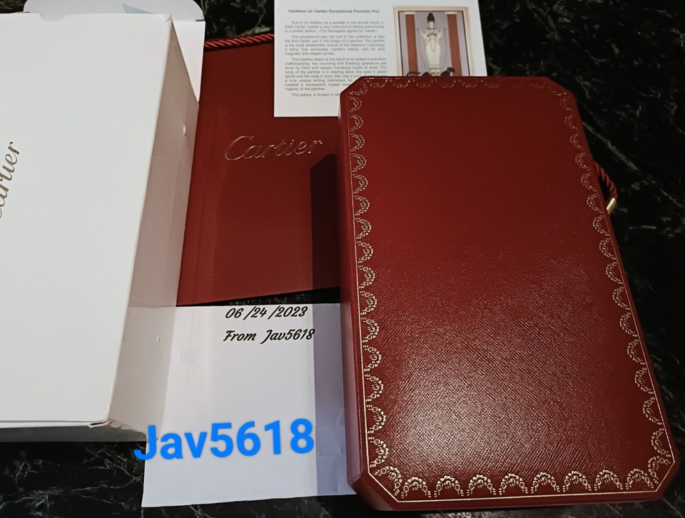 CARTIER PANTHERE PANTHER FOUNTAIN PEN EXCEPTIONAL,ART,PASHA,PEN,NEW ...