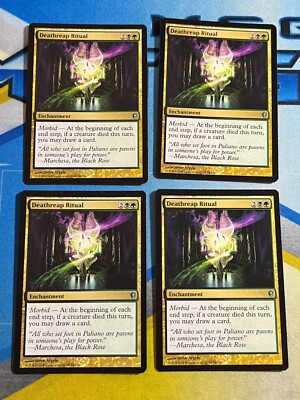 Magic the Gathering MTG Conspiracy DEATHREAP RITUAL x4 | eBay