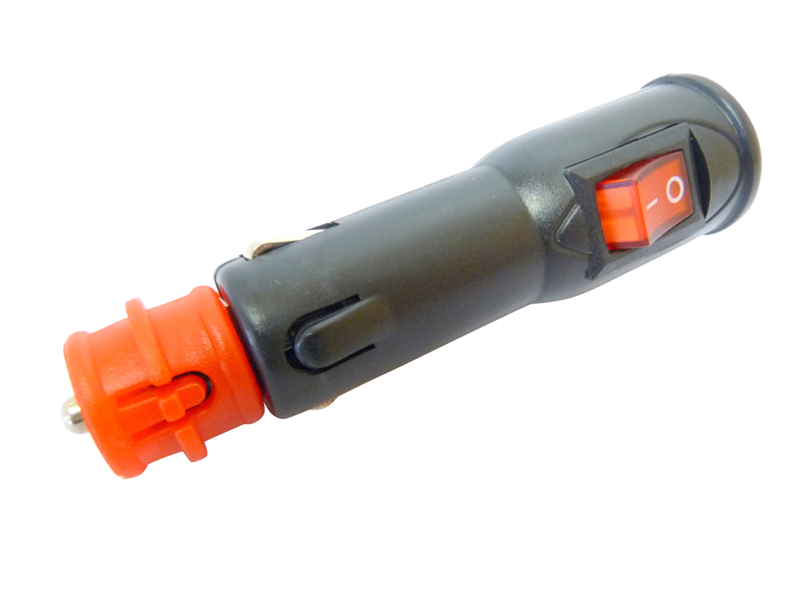 PRISE ALLUME-CIGARE 2 EMBOUTS 12/24V-8A, AVEC INTERRUPTEUR LUMINEUX ...