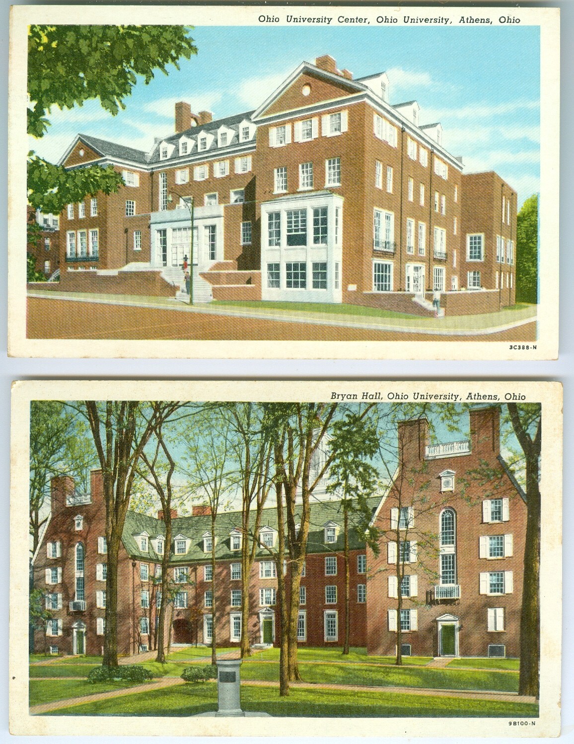 Athens OH Ohio University Center & Bryan Hall Ohio University ...