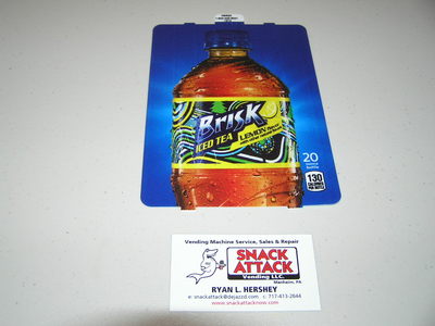 DIXIE NARCO 501E &276HVV SODA VENDING MACHINE "BRISK TEA" 20oz BOTTLE ...